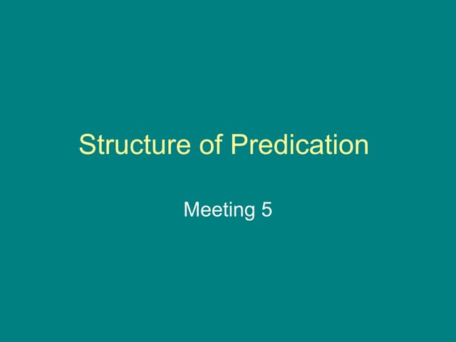 Structural Analysis Of English Syntax Ppt