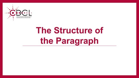 Chunk Paragraph Template and Examples | PPTX