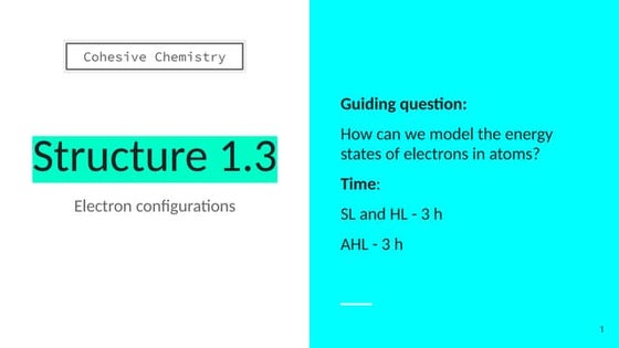 PeriodicTable PPT-IBDP-1 CHEMISTRY IMPORTANT | PPT