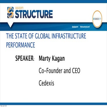 THE STATE OF GLOBAL INFRASTRUCTURE PERFORMANCE from Structure 2012 ...