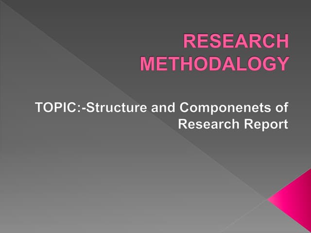 Six main chapters of a research paper | PPTX