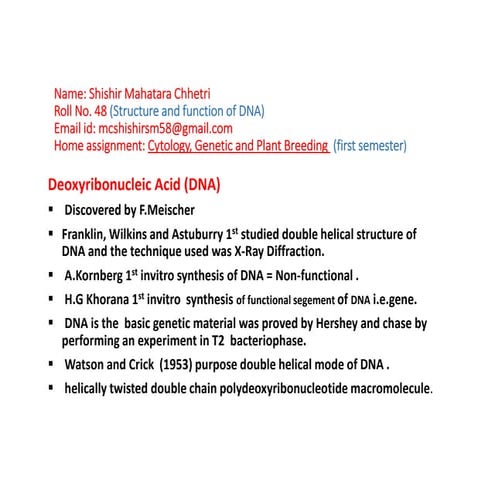 Structure and Functional of DNA pdf.pdf