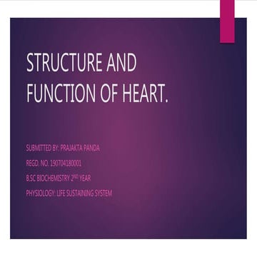 Structure and function of heart | PPTX