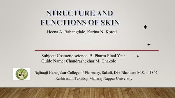 Skin presentation | PPT