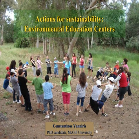 Structure and functions of environmental education centers (2016) | PPTX