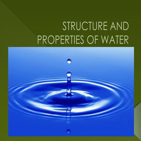 Biochem 1 water notes | PPTX