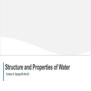 Chapter 4 Structure and Properties of Water.ppt