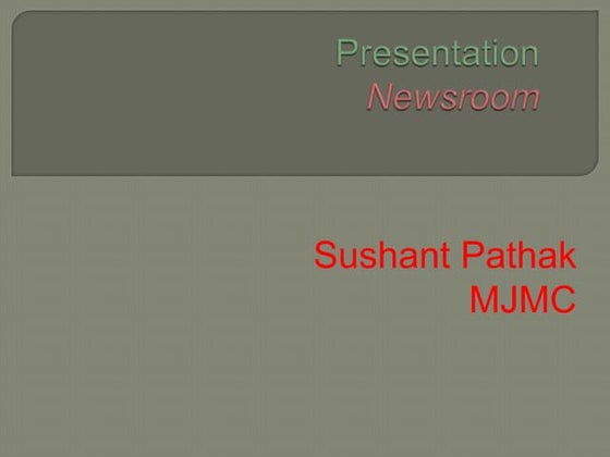 Structure of newspaper organization | PPT