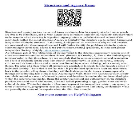 Structure An Essay | PDF