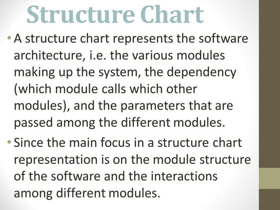 Structure chart vs flow chart | PPT | Technology & Computing