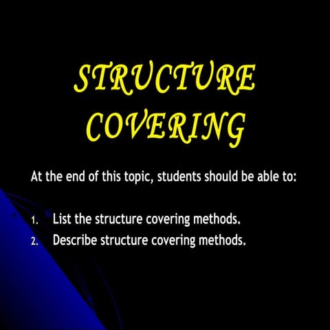 Structure covering | PPT
