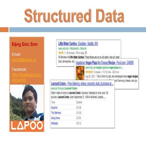 Structured data | PPT