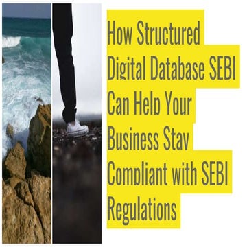 Structured Digital Database SEBI | PPTX