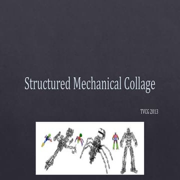 Structured mechanical collage | PPTX