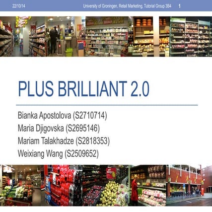 PLUS supermarkets - Case Study Report | PDF