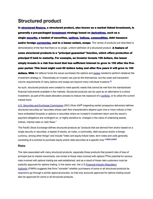 List Of Structured Products – What Is a Product Breakdown Structure ...
