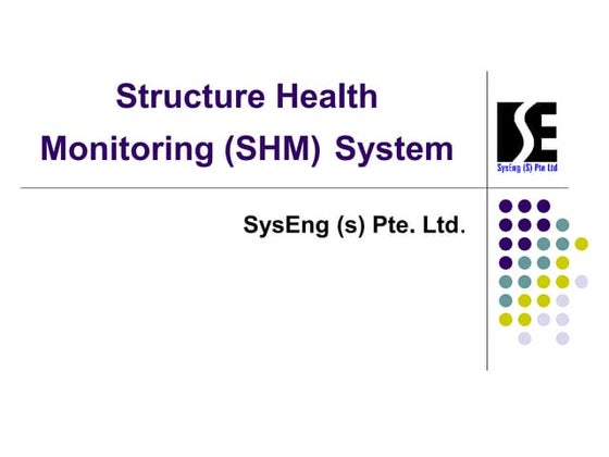 Structural Health Monitoring Presentation | PPT | Chemistry | Science