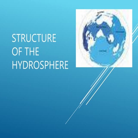 Structure Hydrosphere Pptx