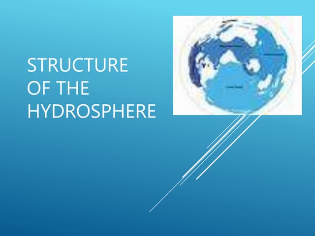 Structure Hydrosphere Pptx