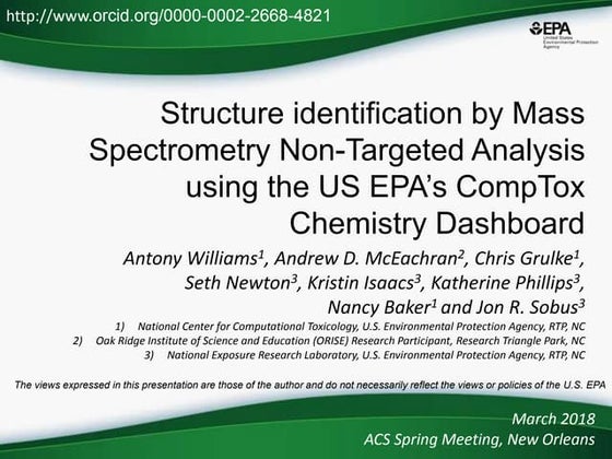Developing tools for high resolution mass spectrometry-based screening ...