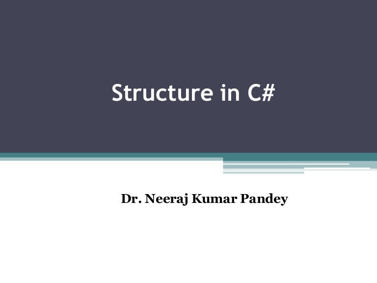 Structure in c#