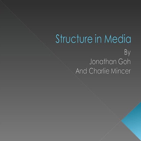 Structure in media | PPT