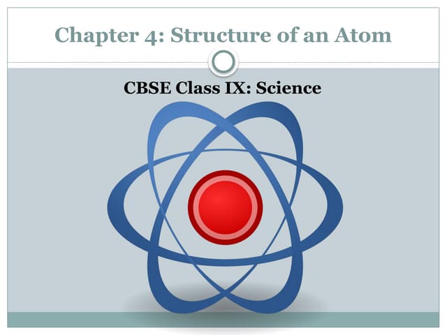 structure of the atom | PPT