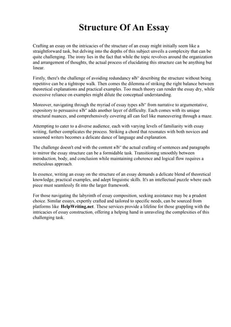 Structure Of A Good Essay.pdf