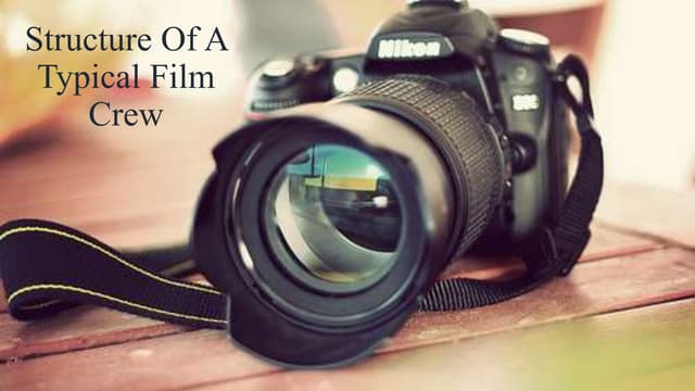 Organisational charts Of Film Production Organisational Chart One | PPTX