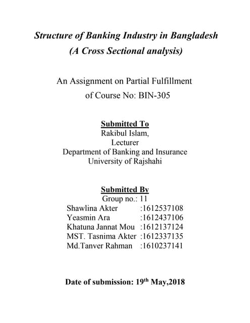 Non-Bank Financial Institutions in Bangladesh | DOCX