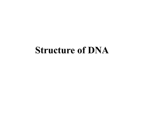 DNA structure and types | PPTX