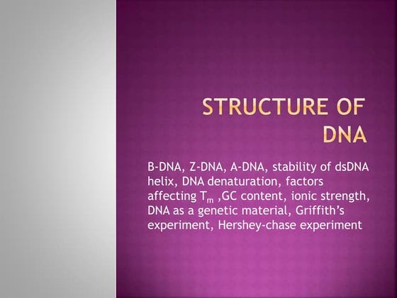 Cyclic conformation and nucleic acid sugar puckering | PPTX