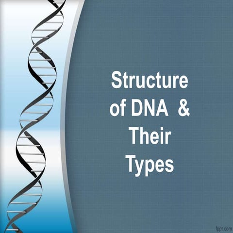 Structure of DNA & Their Types.pptx