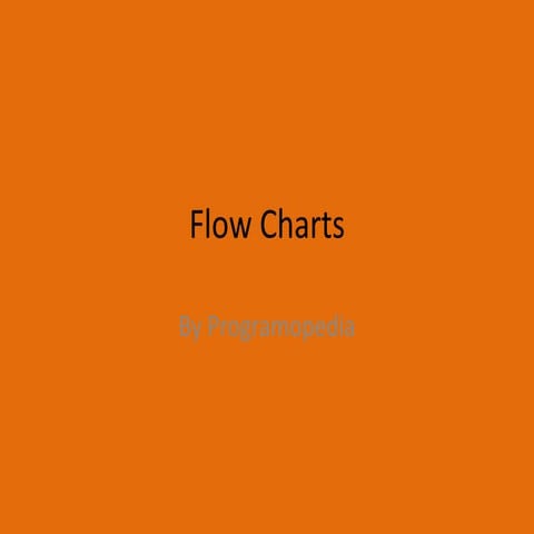Structure of flow charts | PPT