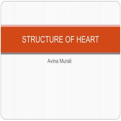 Structure of heart | PPTX