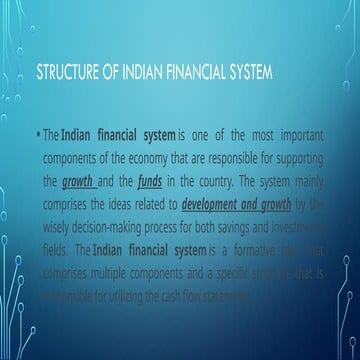 Structure of Indian Financial System [Autosaved].pptx