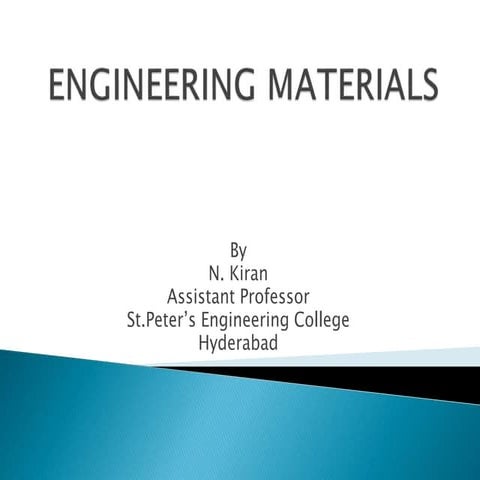Structure of materials | PPTX