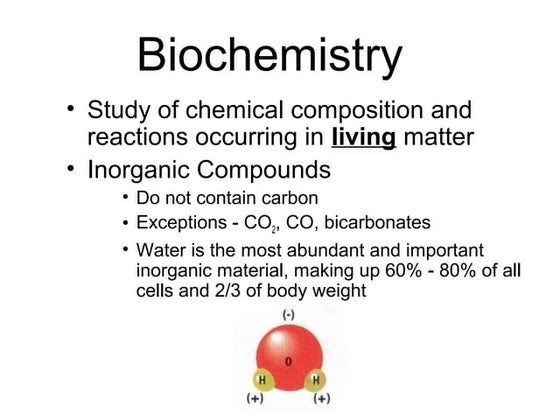 The Chemistry of Life | PPT