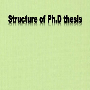 Structure of Ph.D thesis 2.pptx