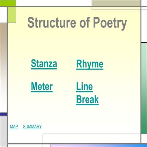 Basic Structure Of Poetry