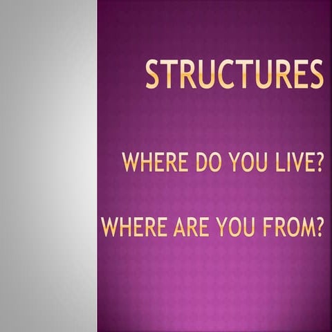 Structures | PPTX