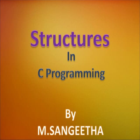 Comprehensive Guide to Structures in C Programming Language | PPT