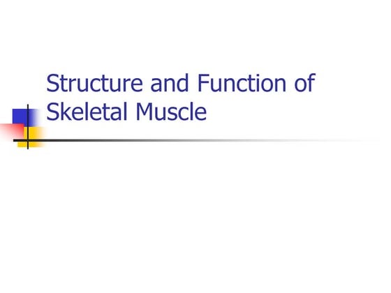 Muscle fibre types | PPT