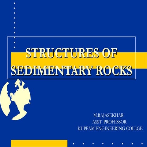 Structures of sedimentary rocks | PPT