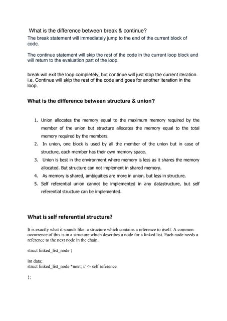 Structure & union | PDF Structure & union | PDF