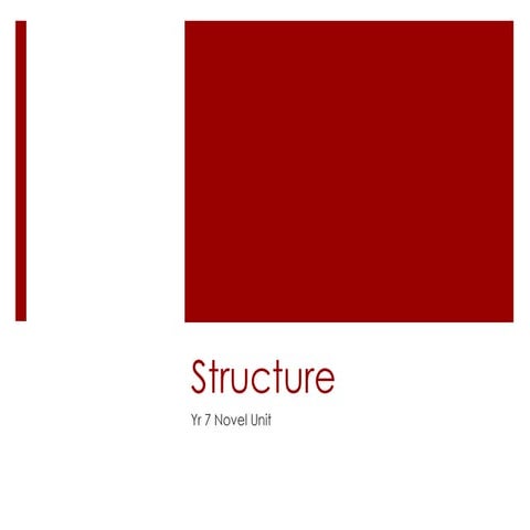 Structure yr7 | PPTX | Genres