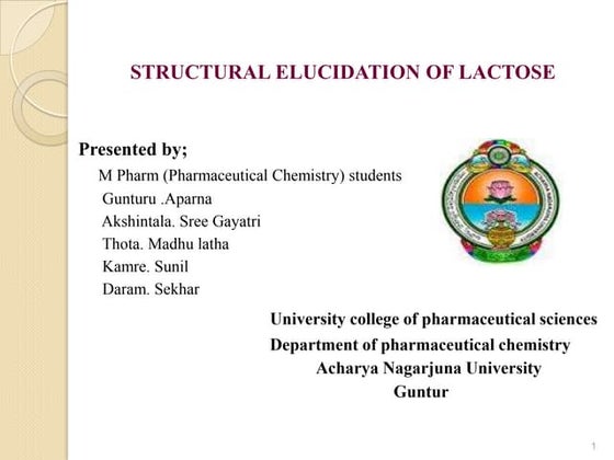 Ring Structure of Glucose .Carbohydrates #Glucose and Fructose | PDF