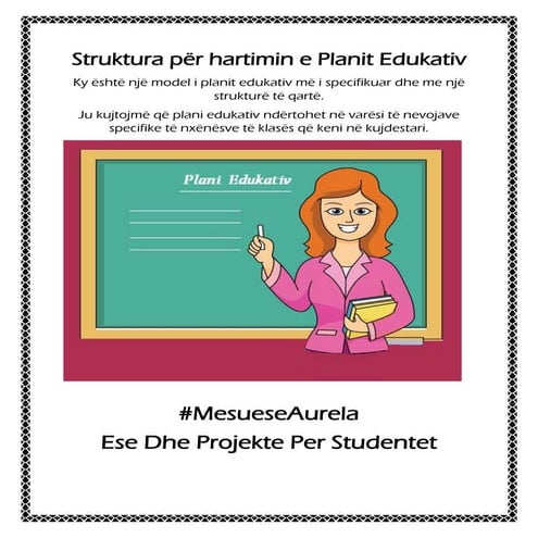 Struktura për hartimin e planit edukativ | PDF