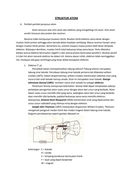 Power Point Struktur Atom (Kimia Dasar).pptx