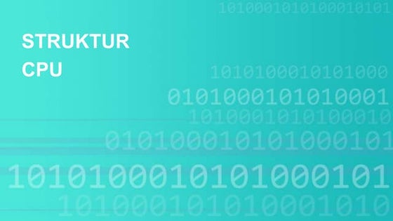 mengenal Hardware dan komponen - komponen CPU | PPT